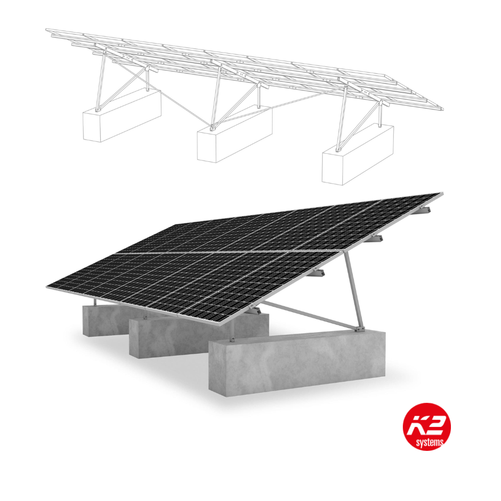 P-Rack Kit P| P-Rack GMS-Kit 15/20/25° 0.8kN/m² – Nuvision Energy Ltd