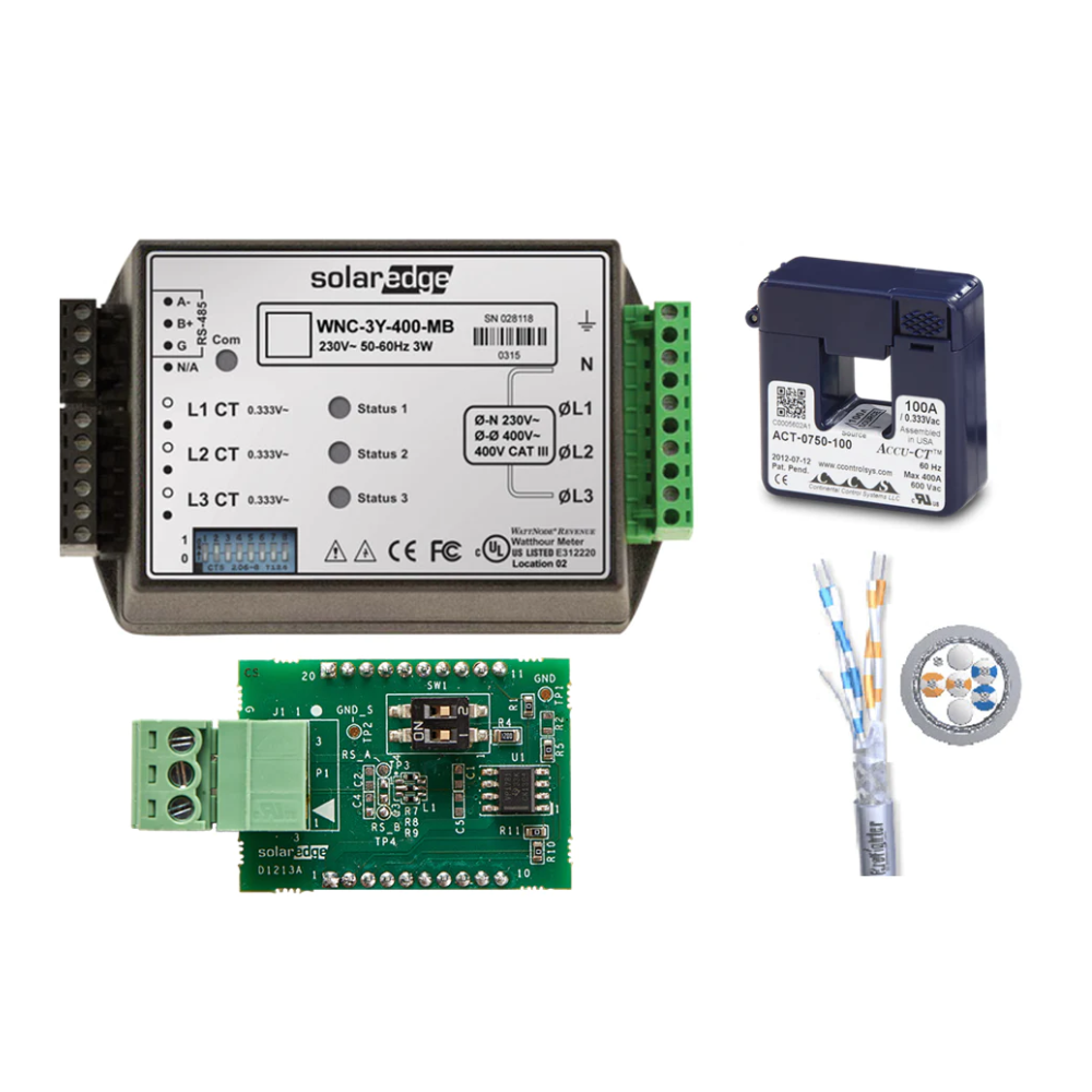 Solaredge Power management package for up to 250A grid supply ...